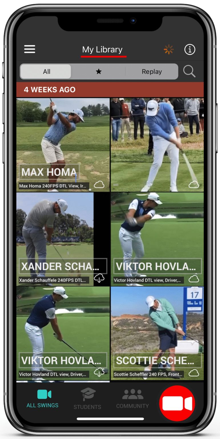 Library Screen | Swing Profile