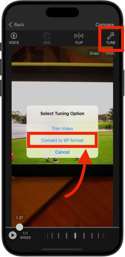 Why are my compared swings not syncing? | Swing Profile